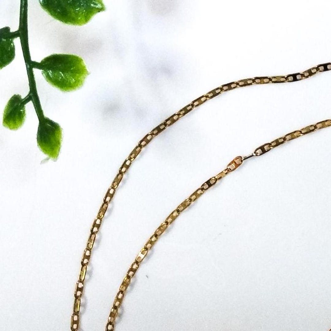 Soda-pop Tab Link Chain Necklace Pull-tab Holes Dainty Delicate Thin ...