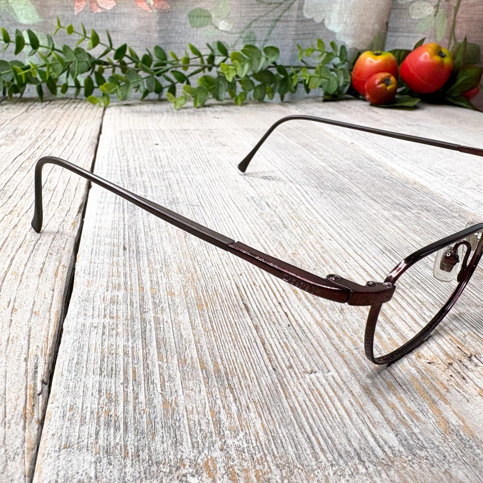Dark Copper Cat-eye Eyeglass Frames: 1990s Metal Unisex Glasses - Etsy