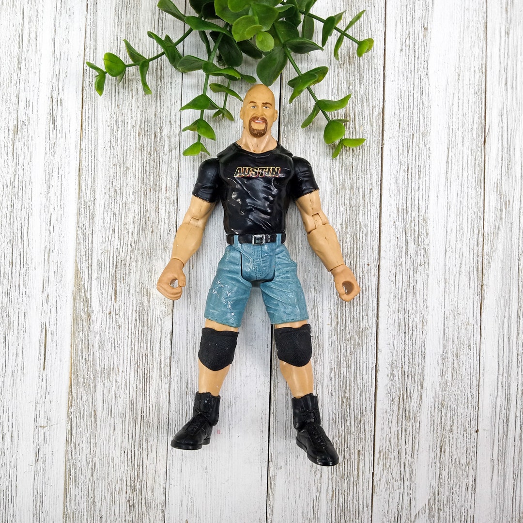 2001 WWE Stone Cold Steve Austin Wrestling Action Figure Jakks Pacific ...