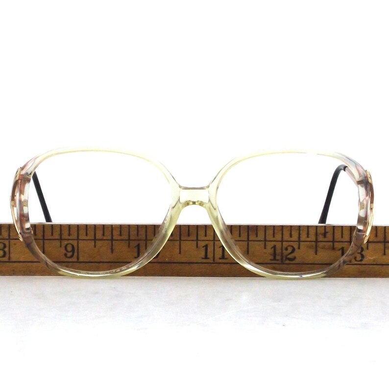 Vintage 80s Italian Eyeglasses NOS Luxotica Glasses Pink and - Etsy