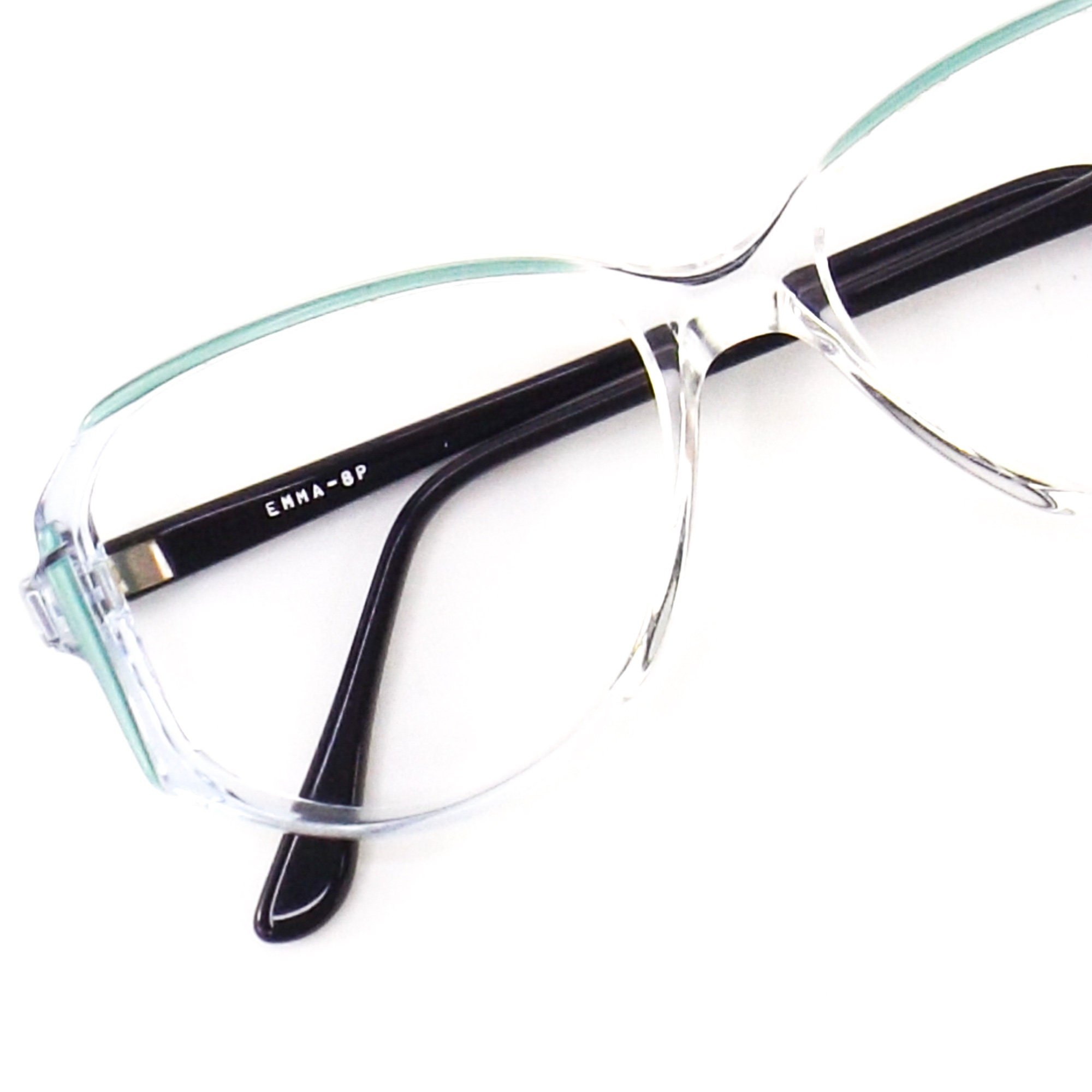 Oversized angular eyeglasses vintage 70s 80s NOS eye glasses | Etsy