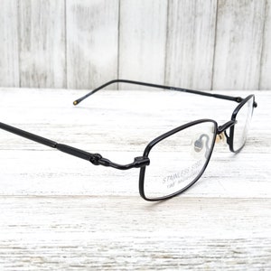 Y2k Eyeglasses 90s Vintage Glasses Rectangle Eyeglass Frames Stainless ...