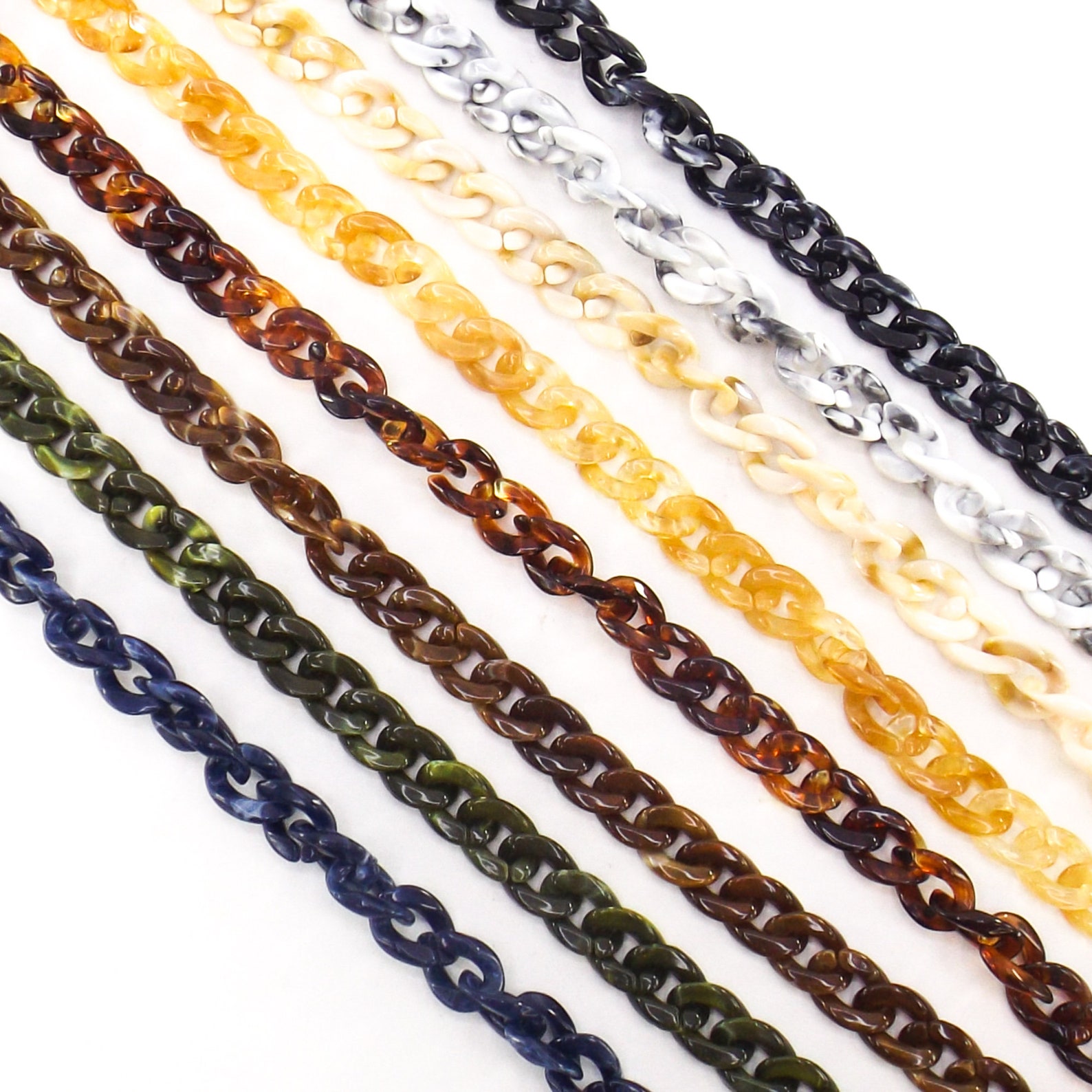 Eyeglass Chain Chunky Acrylic Sunglasses Chain Plastic Etsy