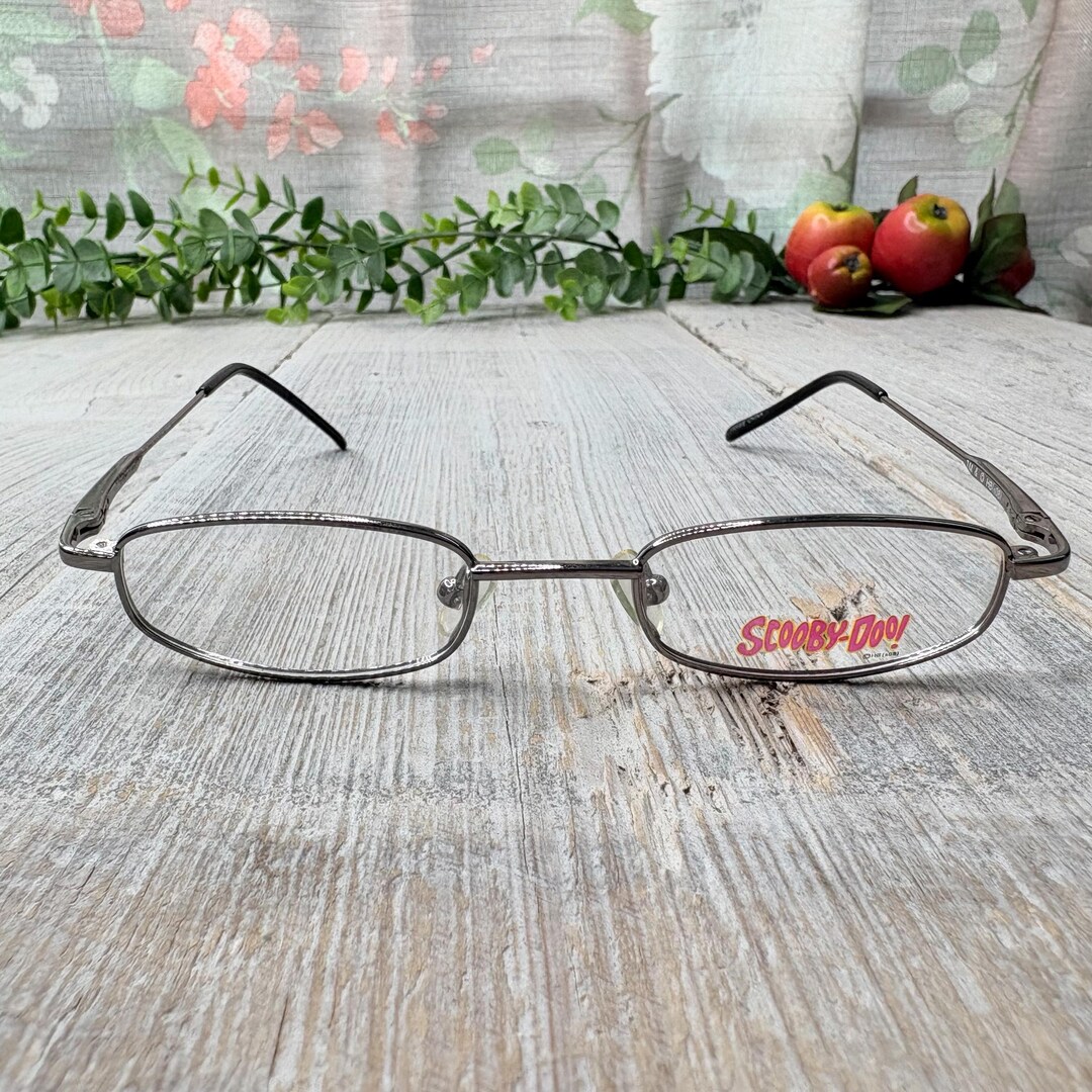 Vintage Scooby-doo Gunmetal Rectangle Eyeglasses Frames, Kids NOS - Etsy