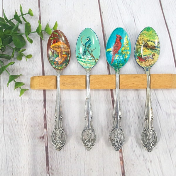 Painted Spoons - Etsy