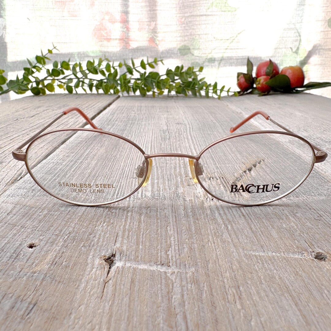 Oval Copper Eyeglass Frames Only 1990s Eyeglasses Unisex/men/women ...