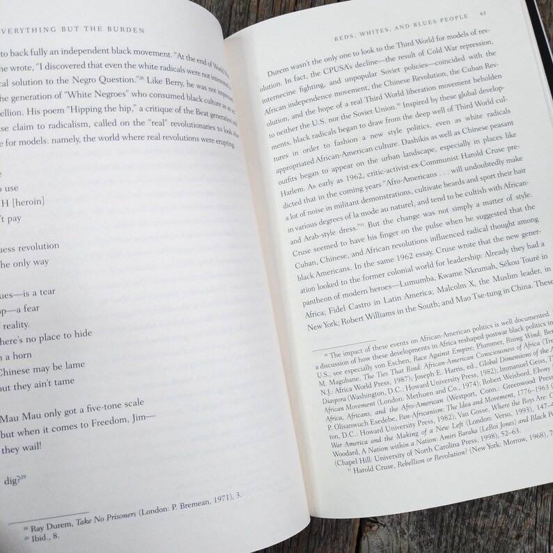 Everything but the Burden Book: Modern American Culture & Society - Etsy