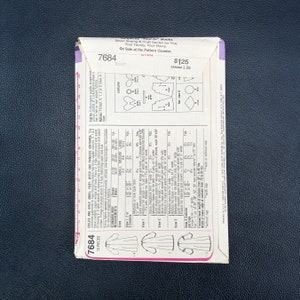 Vintage Costume Sewing Pattern Simplicity 7684 Childs Girls Size Small ...