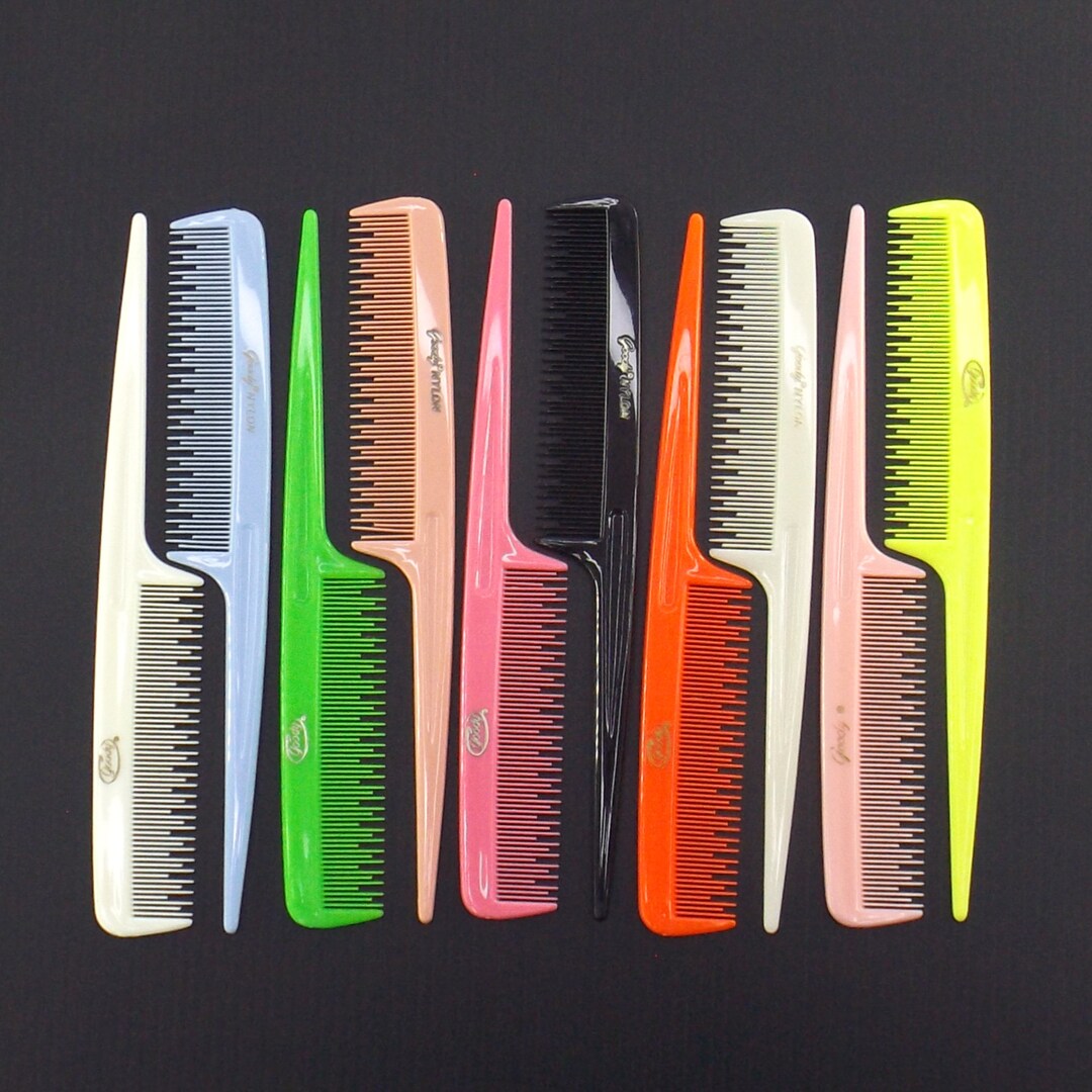 Vintage NOS Goody Rat Tail Comb 50s 60s Hair Comb Unbreakable Nylon ...