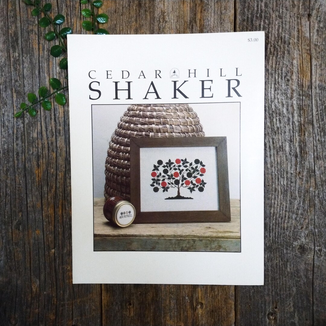 Shaker Tree of Life Cross Stitch Pattern - Cedar Hill Embroidery (PDF ...