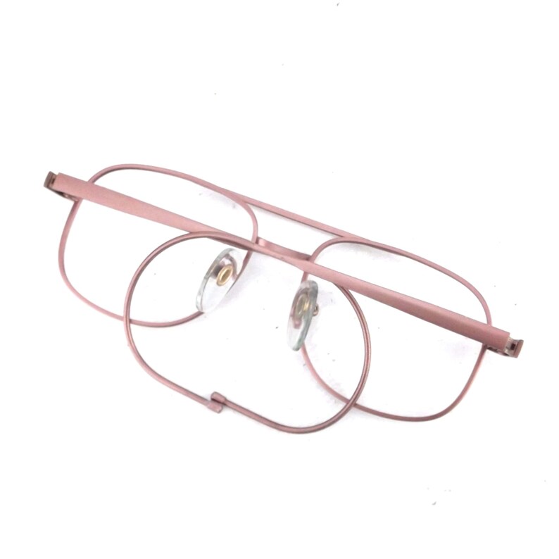 Gold Cable Temple Eyeglass Frames Vintage Square Eye Etsy
