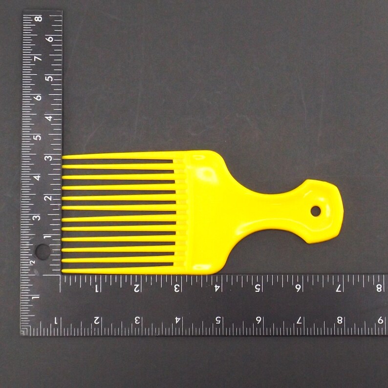 Vintage Nylon Afro Pick: Large Curly Hair Styling Tool - Etsy