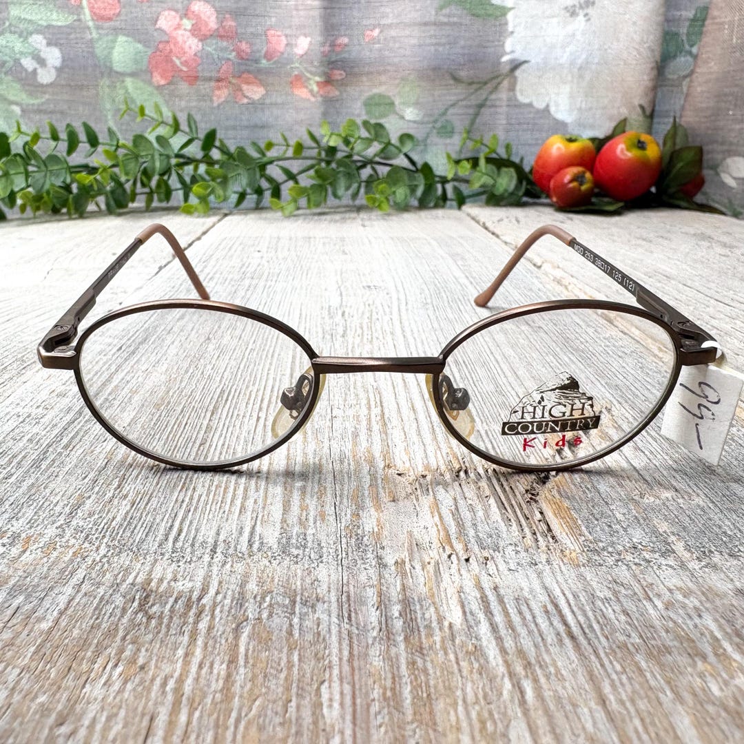 Kids Bronze Eyeglass Frames Only Round Glasses Child/children/boy/girl ...