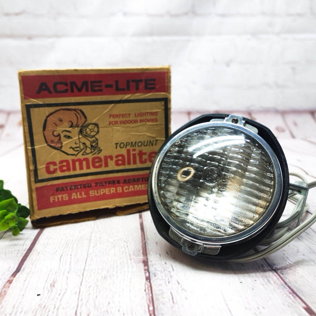 Vintage Acme Lite Cameralite Top Mount Fits All Super 8 Cameras ...