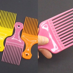 NOS Vintage Pick | Large Hair Pick | Curly Hair Pick | Afro Pick ...