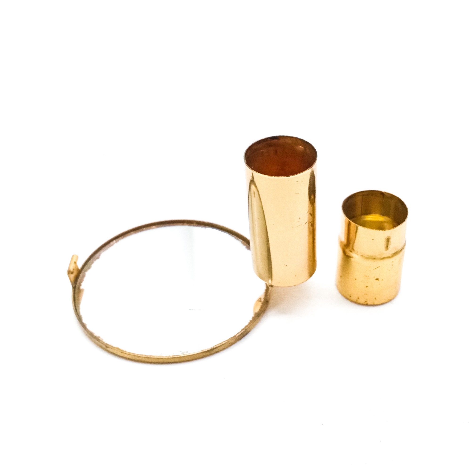 60s Vintage Gold Lipstick Tube Case With Mirror - Etsy