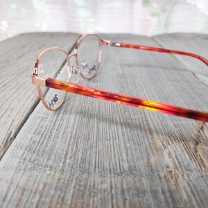 Rose Gold Eyeglass Frames Only Tortoiseshell Square Metal Eyeglasses ...