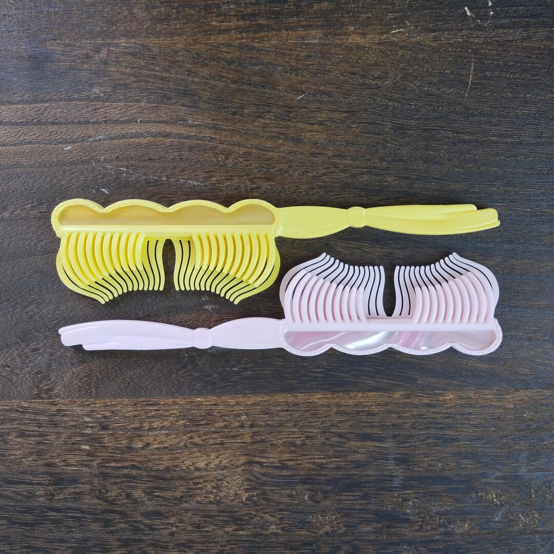50s 60s Unique Hair Comb Hard Plastic Double Teeth Comb, for Curly Hair ...