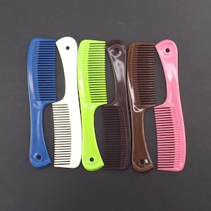 NOS Vintage Comb 70s 80s Unbreakable Plastic | Large Pocket Comb | Hair ...