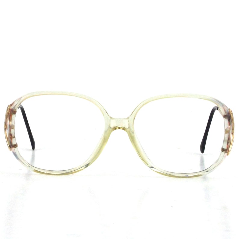 Vintage 80s Italian Eyeglasses NOS Luxotica Glasses Pink and - Etsy