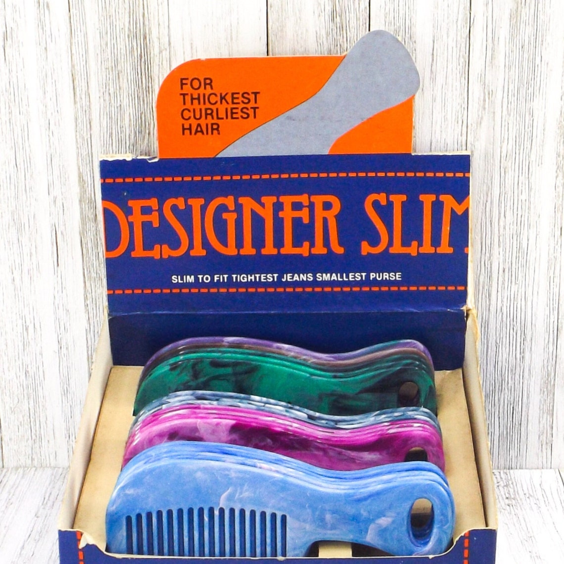 Vintage NOS Unbreakable Whale Comb 70s 80s Hair Styling | Etsy