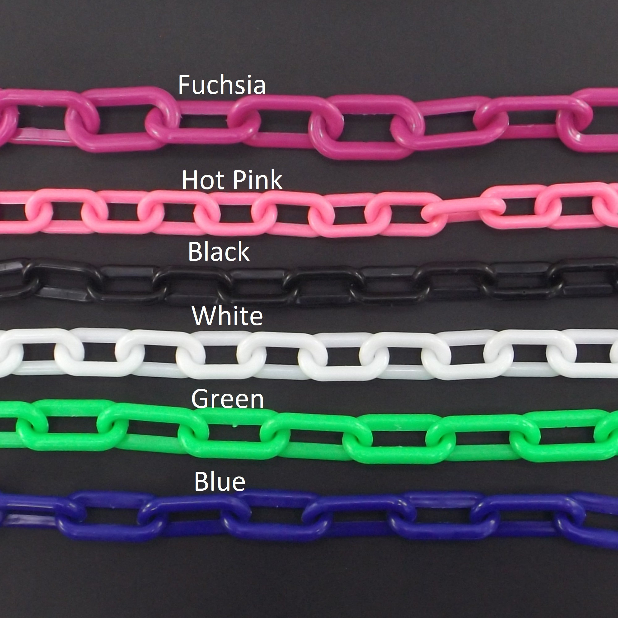 Statement necklace chunky plastic chain link necklace or | Etsy