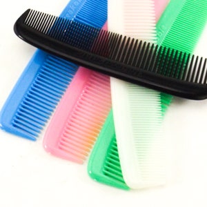 Vintage Unbreakable Hair Comb 70s 80s Vintage NOS Nylon Plastic Comb ...