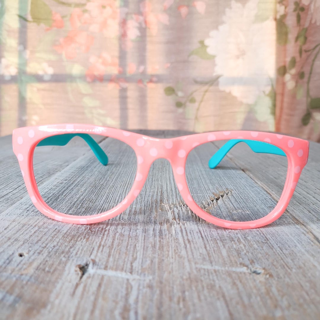 Square Pink and Blue Glasses Frames Only Costume/rave/festival/party ...