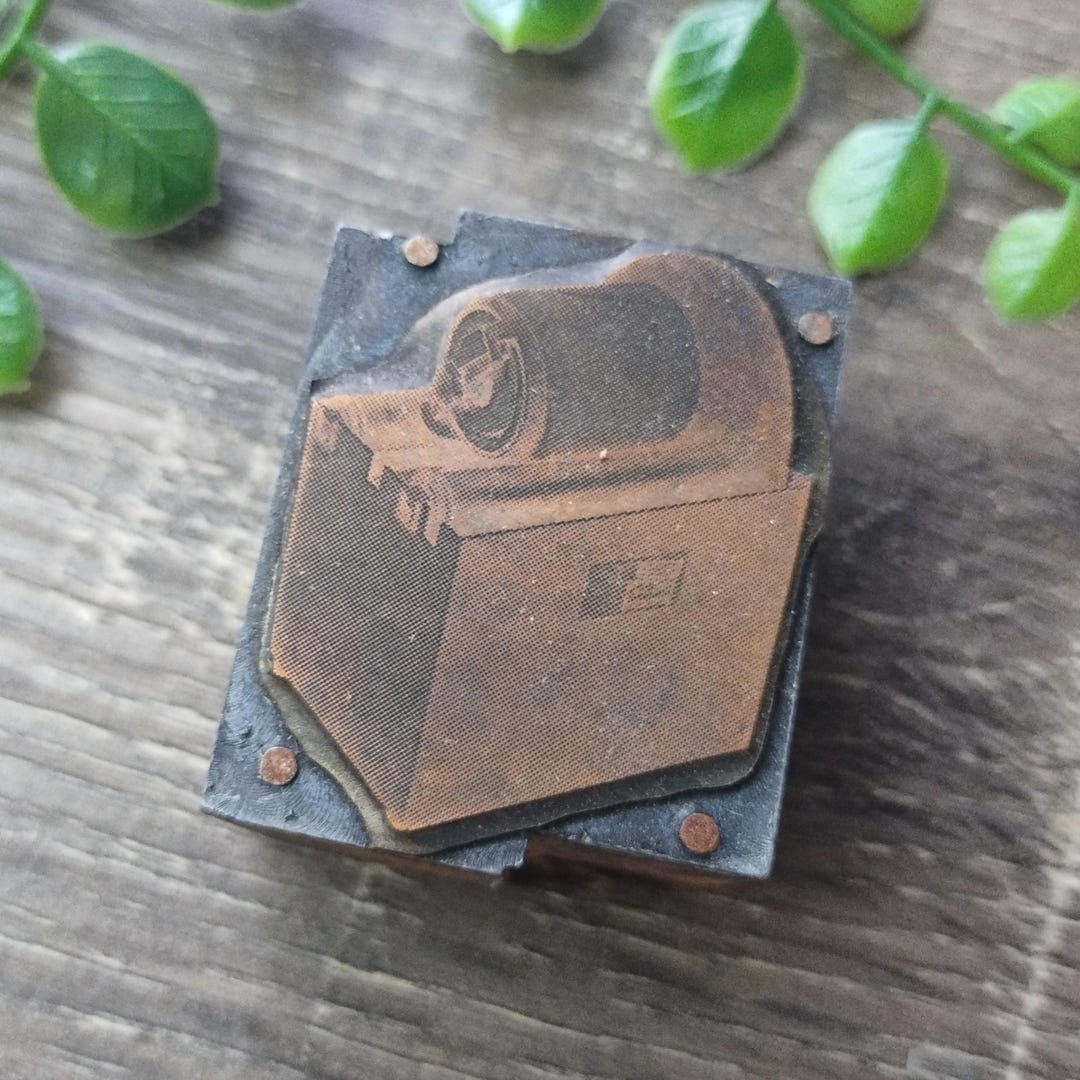 Machinist Gift Wood and Copper Stamp Letterpress Wooden Hardwood ...