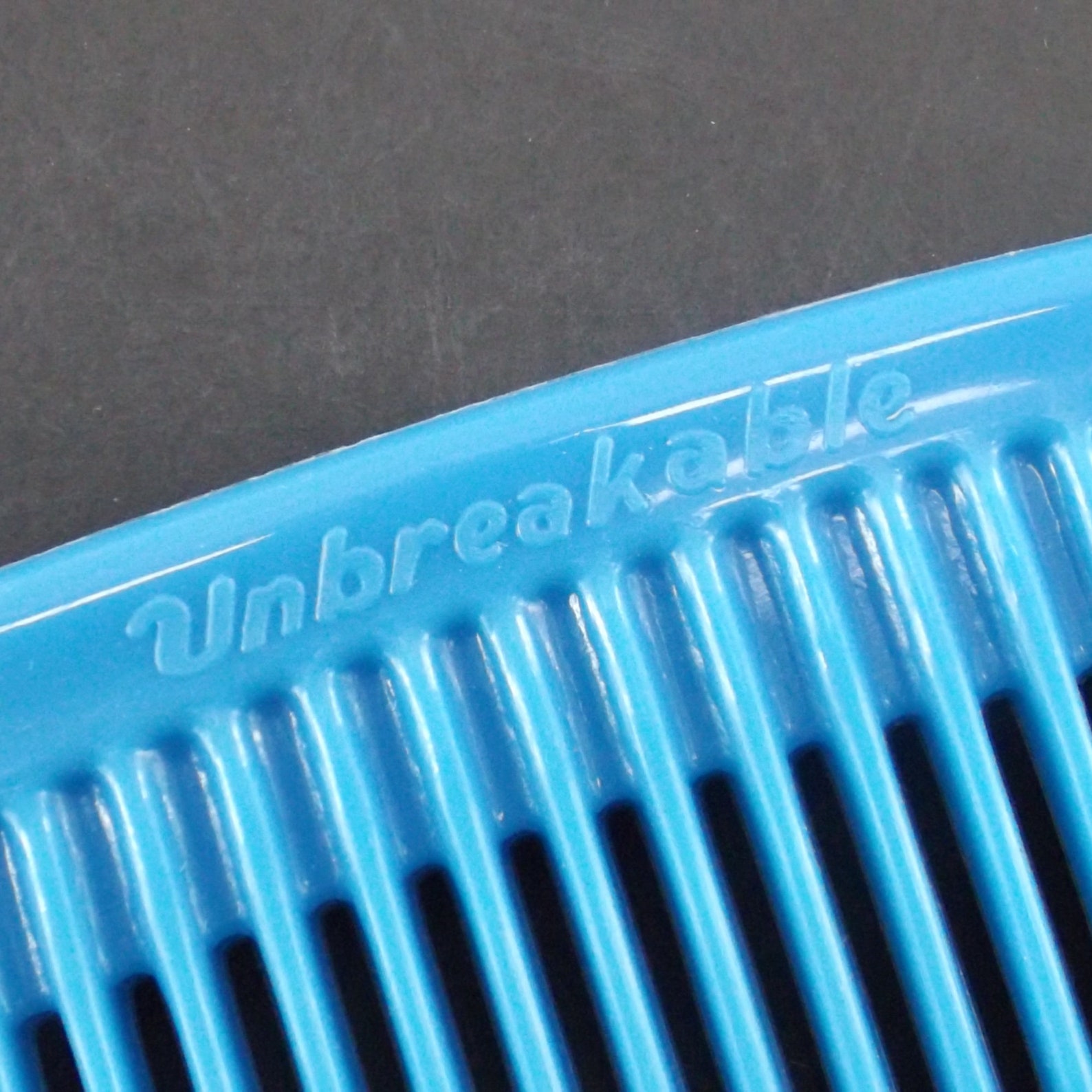 NOS Vintage Comb 70s 80s Unbreakable Plastic Large Pocket Comb Hair ...