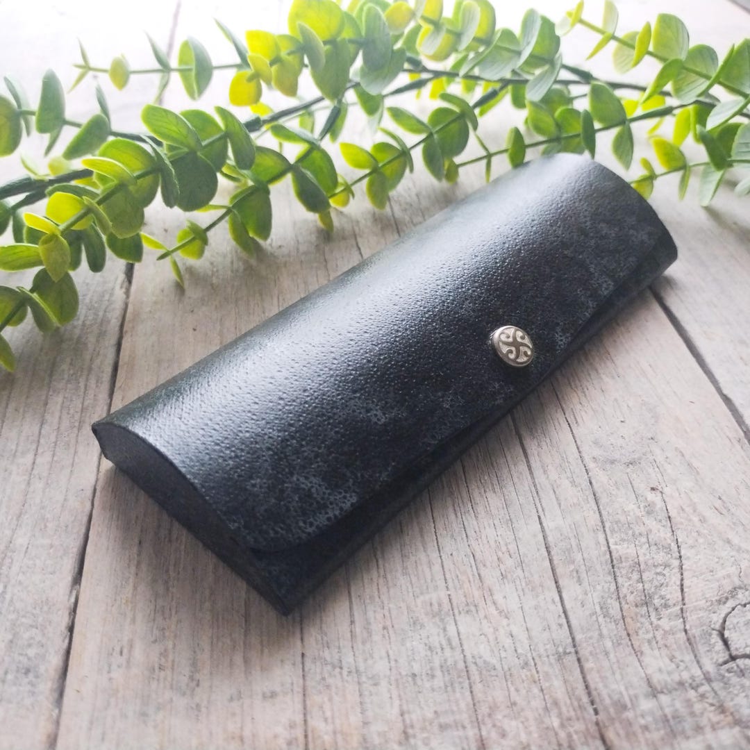 1950s Black Marble Hard Eyeglass Case: Vintage Glasses Holder - Etsy