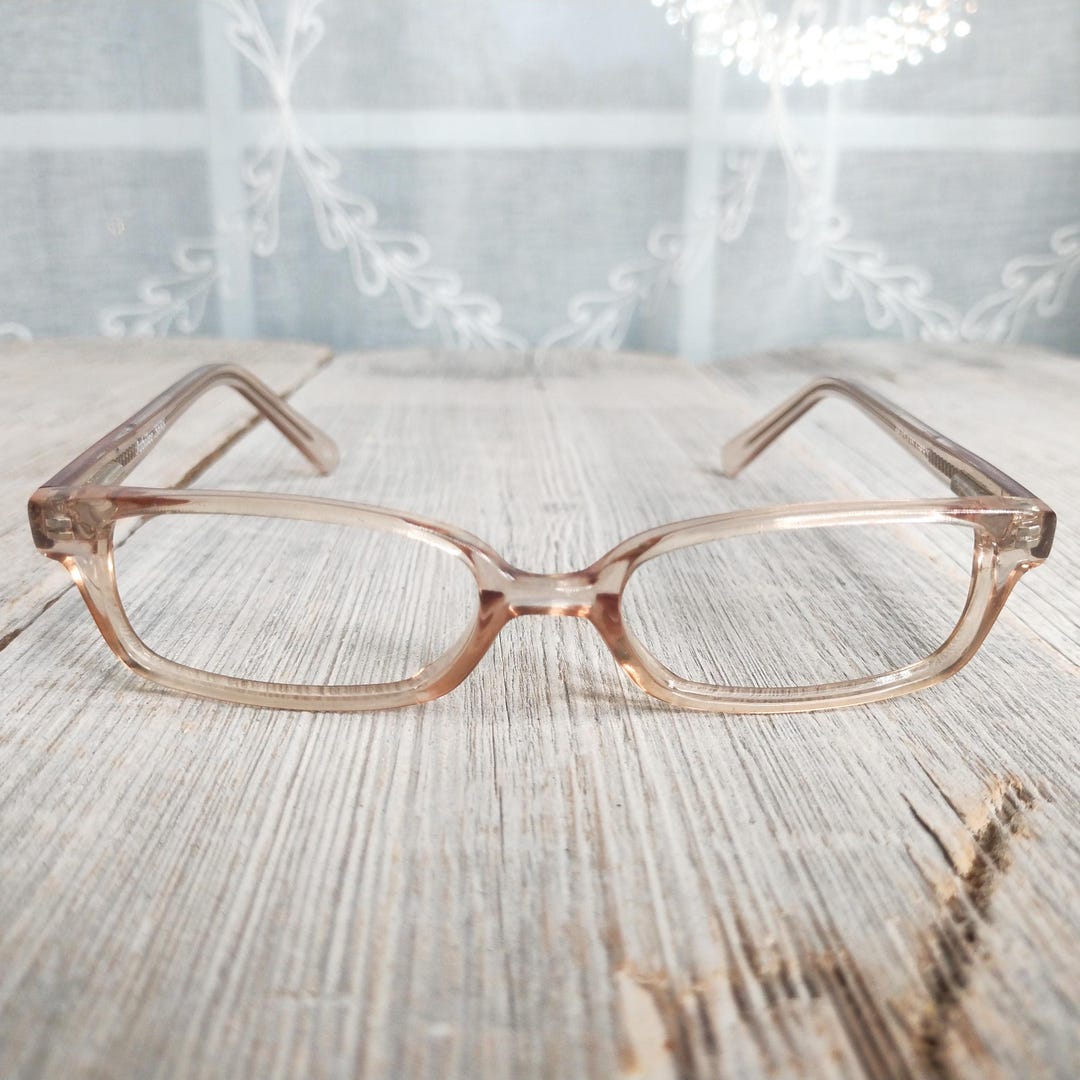 Clear/gray Frames for Eyeglasses Unisex/men/women Rectangle Glasses 90s ...
