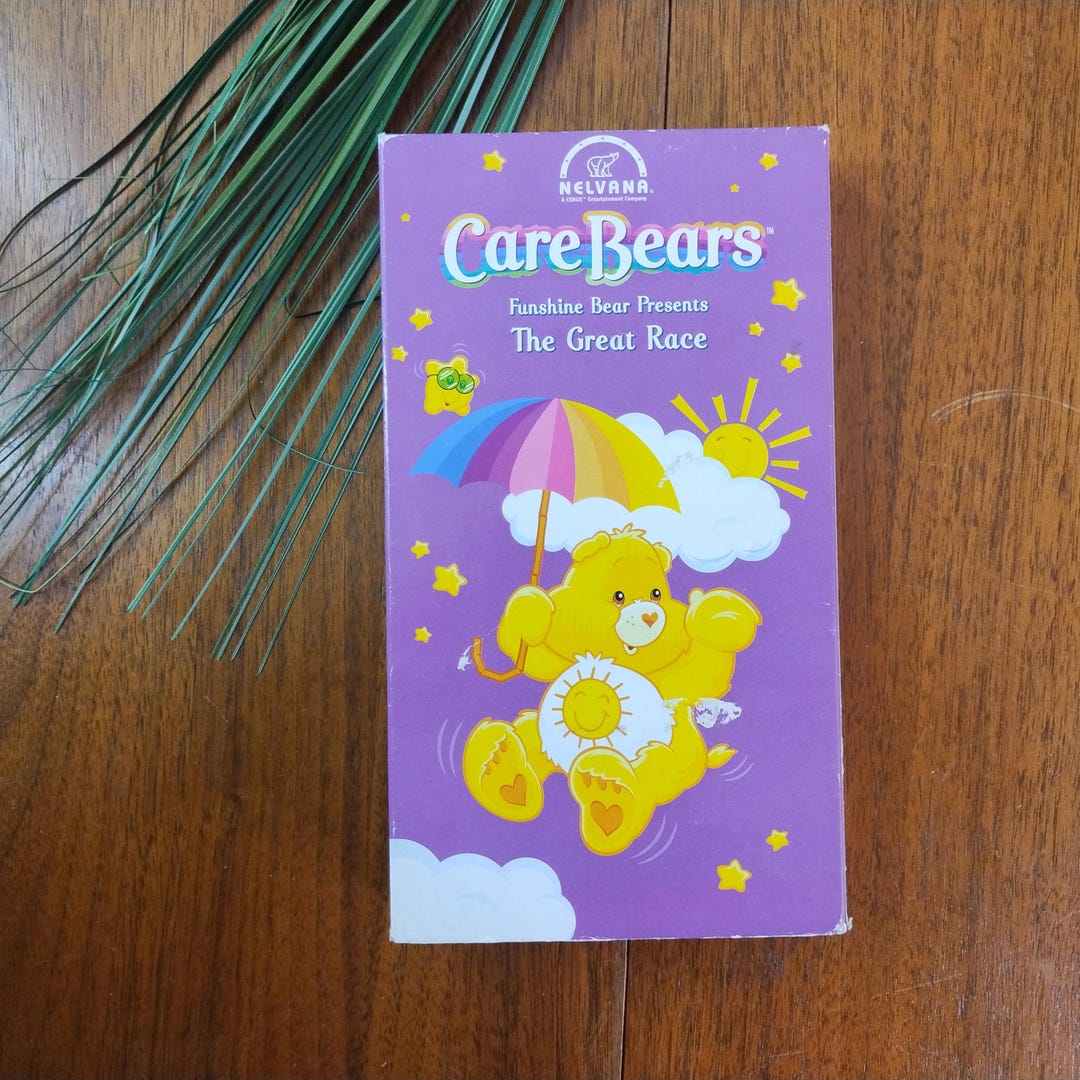 2002 VHS Tape Care Bears Funshine Bear Presents the Great Race, Video ...