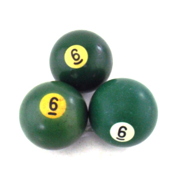 Number 6 Pool Ball - Etsy