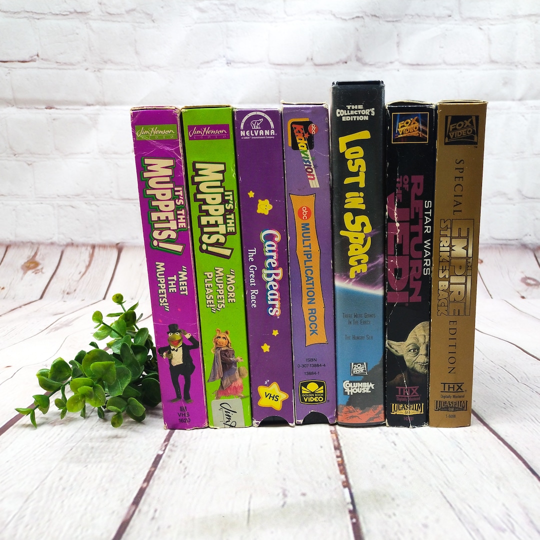 Vintage VHS Tapes 80s/90s Your Choice, Muppets, Care Bears, School ...