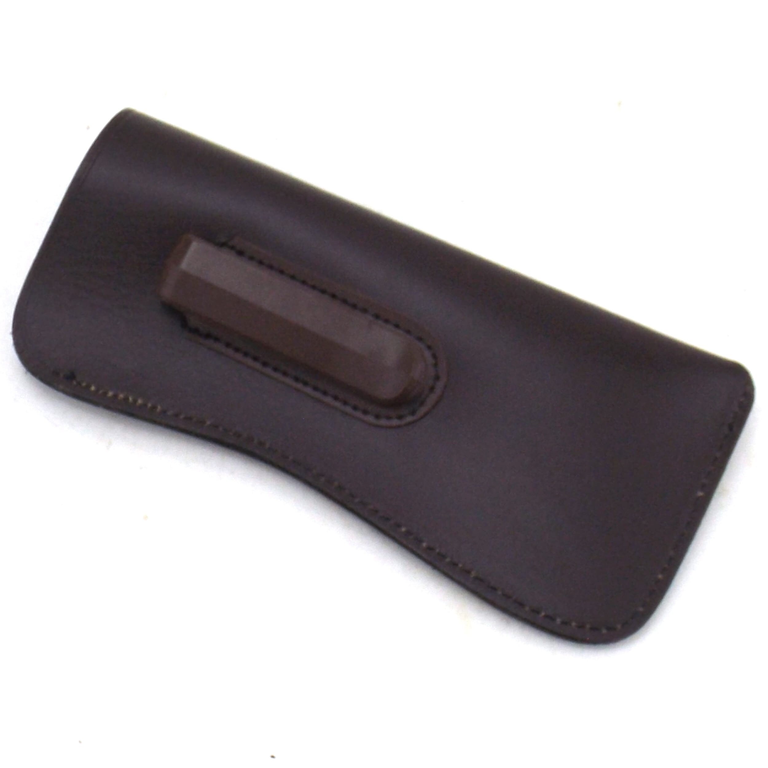 Brown Eyeglass Case With Clip Leather Eyeglasses Case 50s Etsy