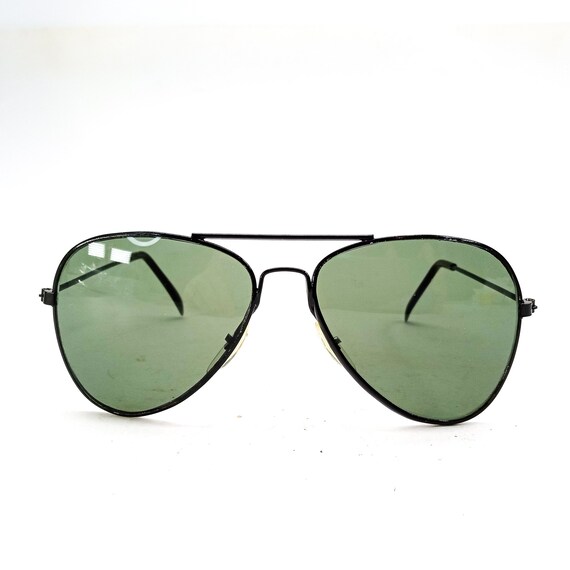 Vintage black pilot sunglasses - Gem