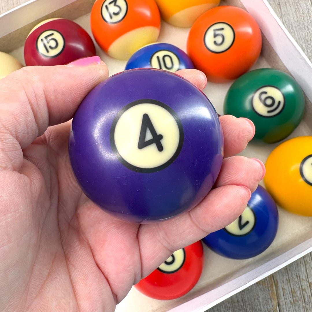 Vintage 1pc Pool Ball, Collectible Memorabilia, Striped or Solid Ball ...
