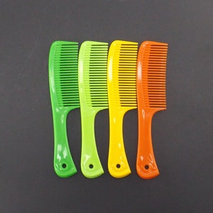 NOS Vintage Comb 70s 80s Unbreakable Plastic | Large Pocket Comb | Hair ...