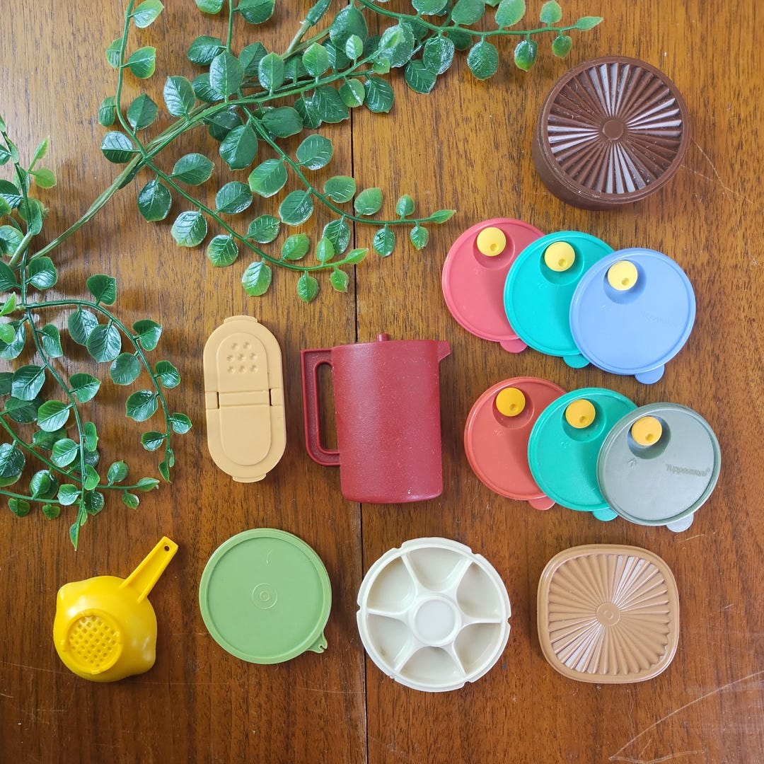 Realistic Miniature Tupperware Refrigerator Magnets Mini Plasticware ...