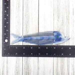 60s 70s NOS Vintage Hair Comb French Dolphin Shaped Comb Depose Plastic ...