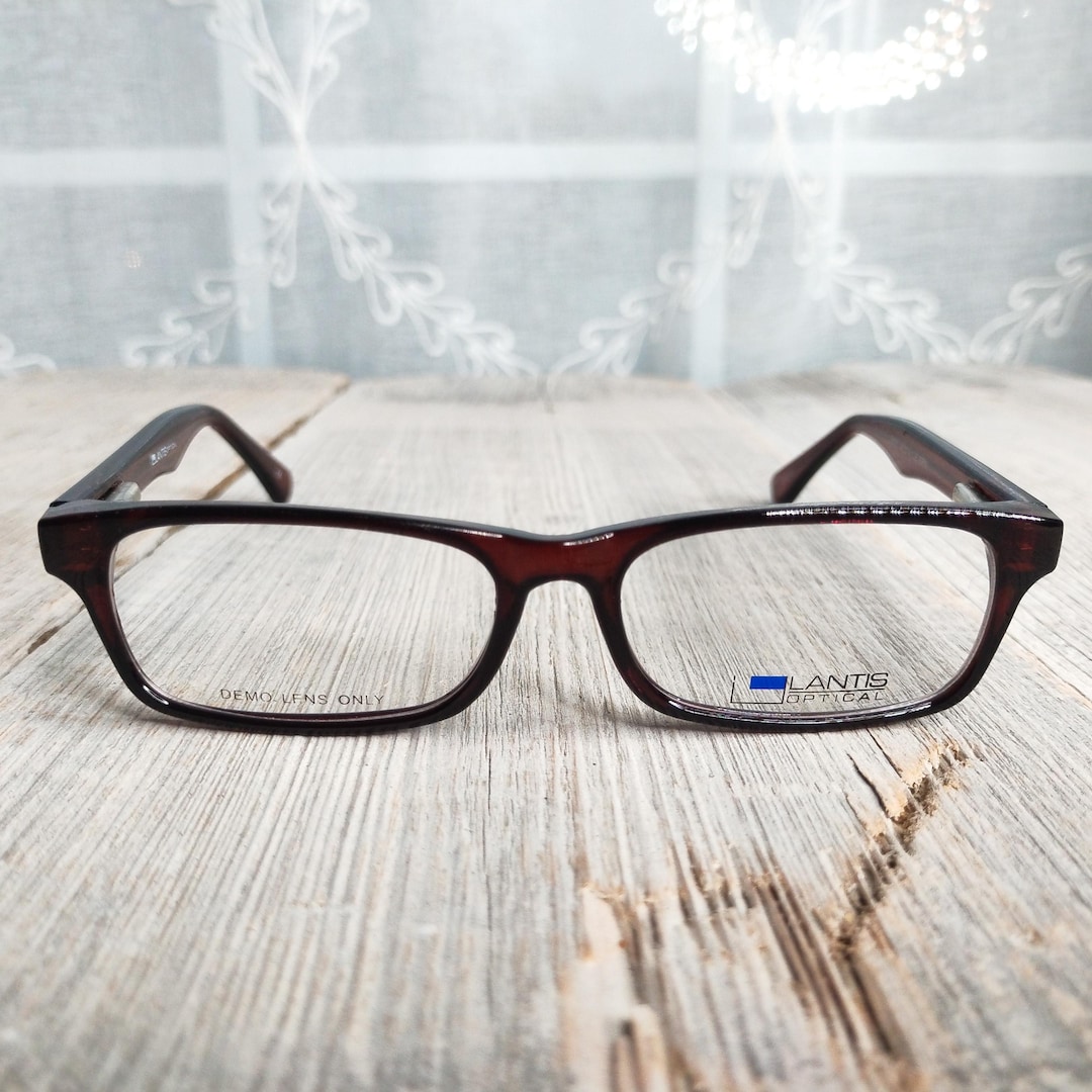 Dark Brown Glasses Frames Only Rectangle Eyeglasses Unisex/men/women ...