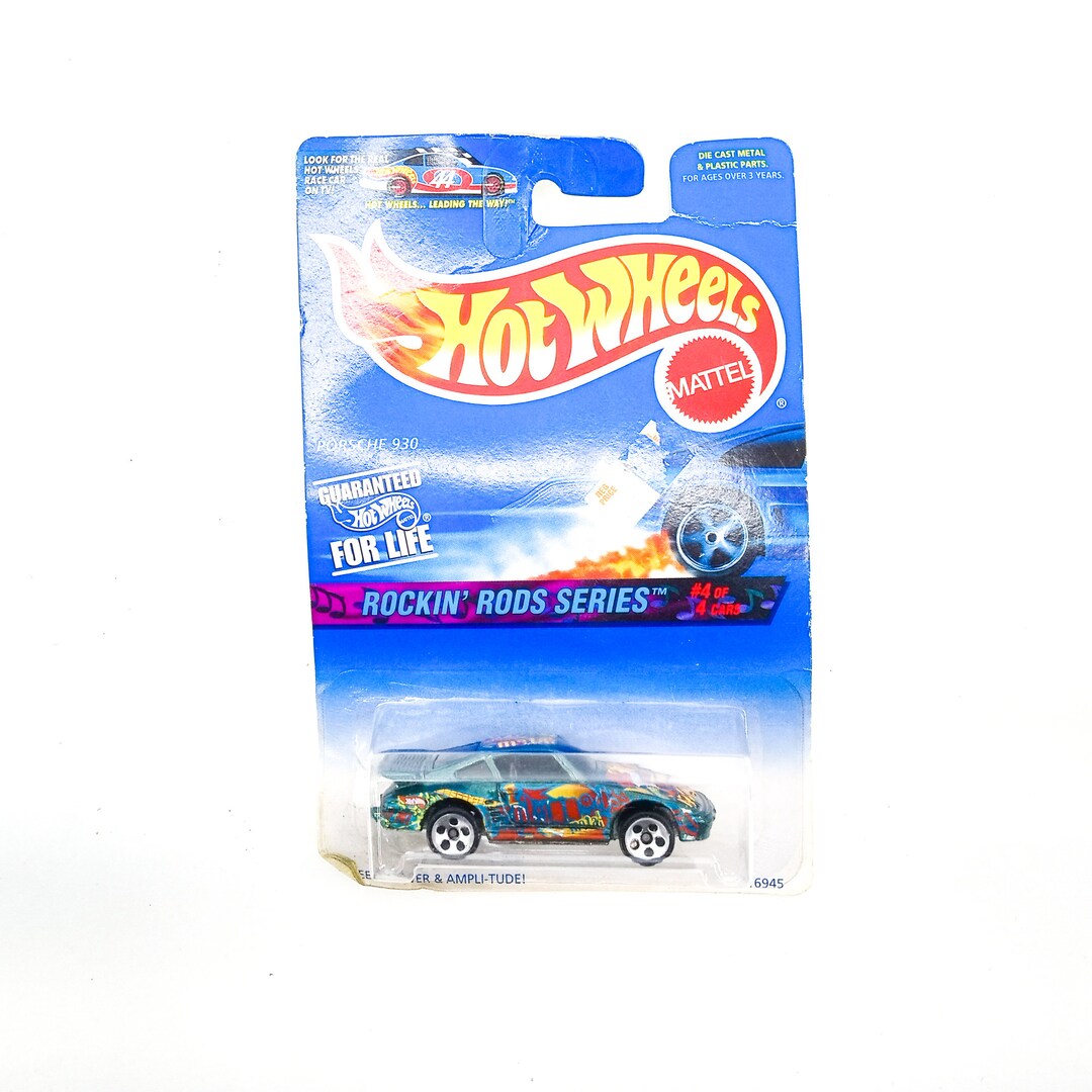 1996 Vintage Hot Wheels Car, Rockin Rods Series 4 Porsche 930, Diecast ...