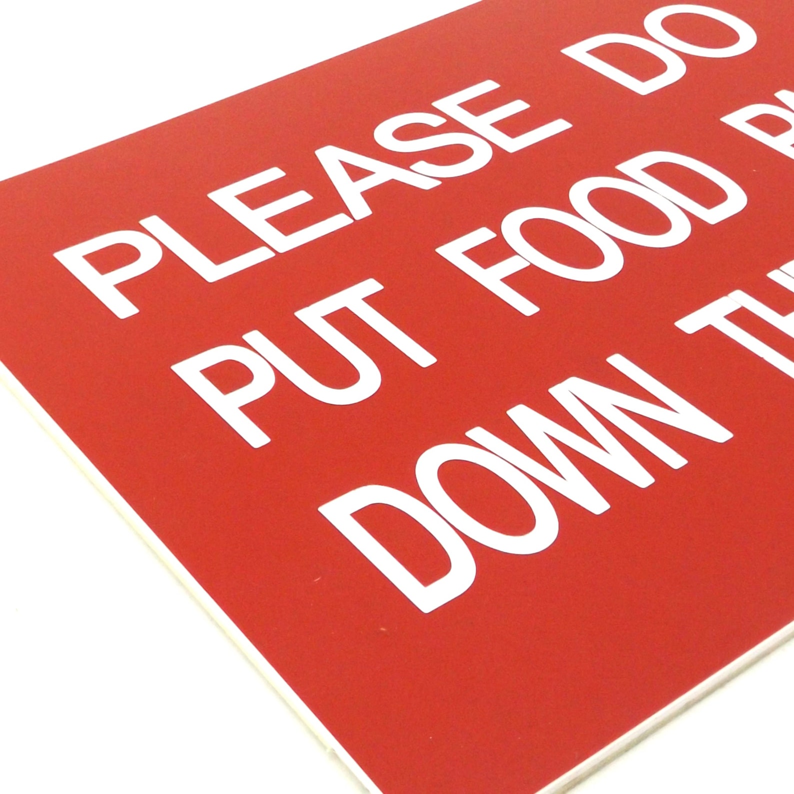Do not put food in sink sign industrial kitchen office decor | Etsy
