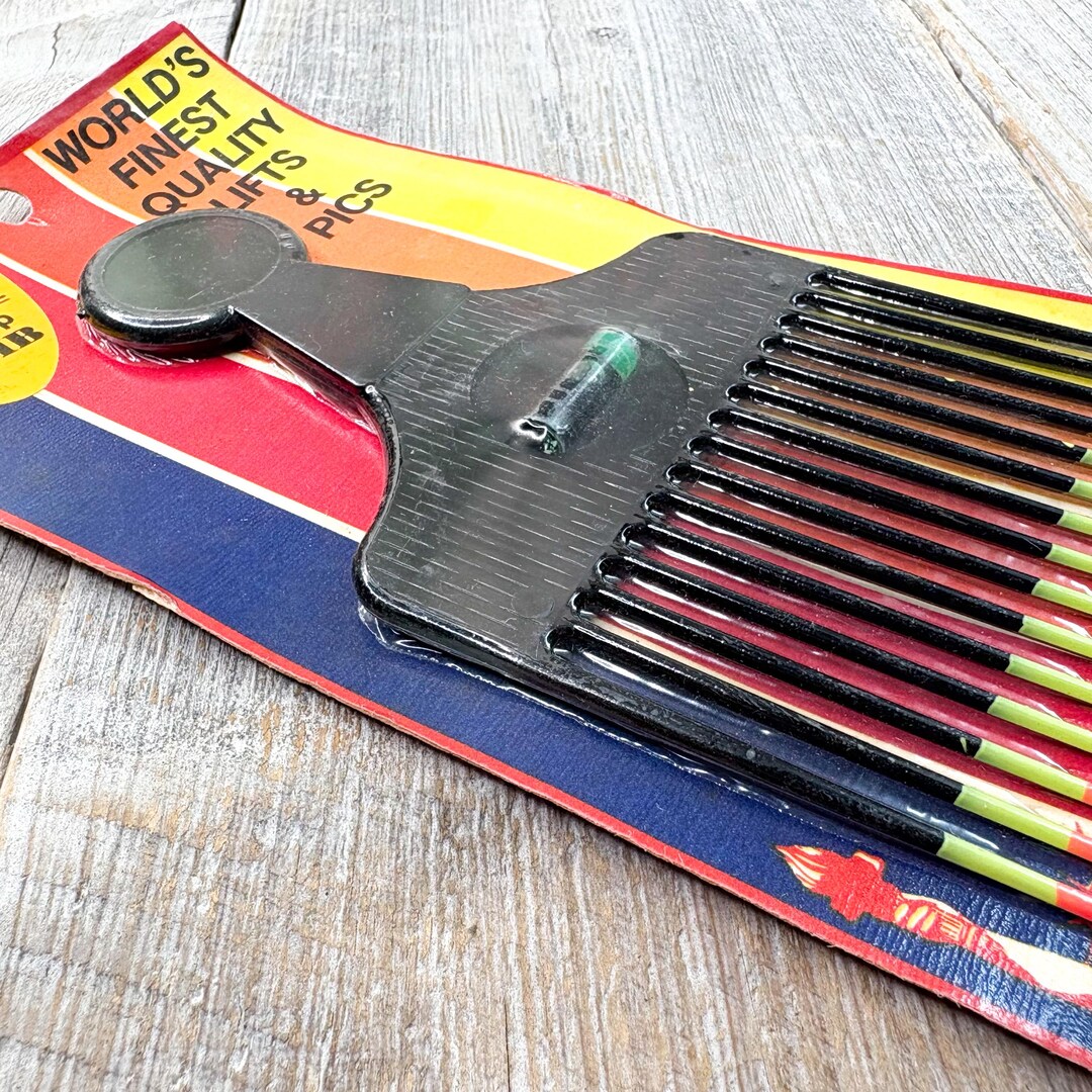 Deadstock Vintage Hair Pick in Original Package the Crown Kevel Flat ...