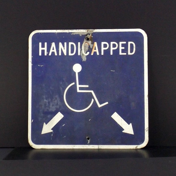 Handicapped Sign - Etsy