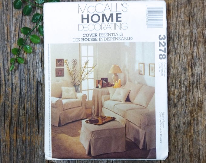 Furniture Covers Sewing Pattern Couch/sofa/chair/ottoman Cover ...