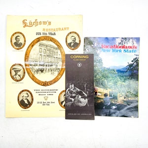 New York Tourist Attractions Travel Guide Brochures Pamphlets, Visitors ...