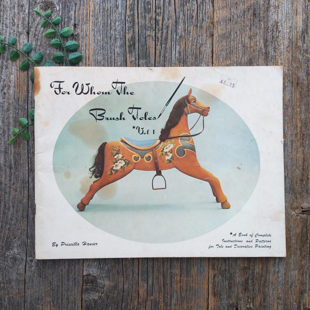 Tole Painting Book How-to Guide-book Instruction-book for Whom the ...