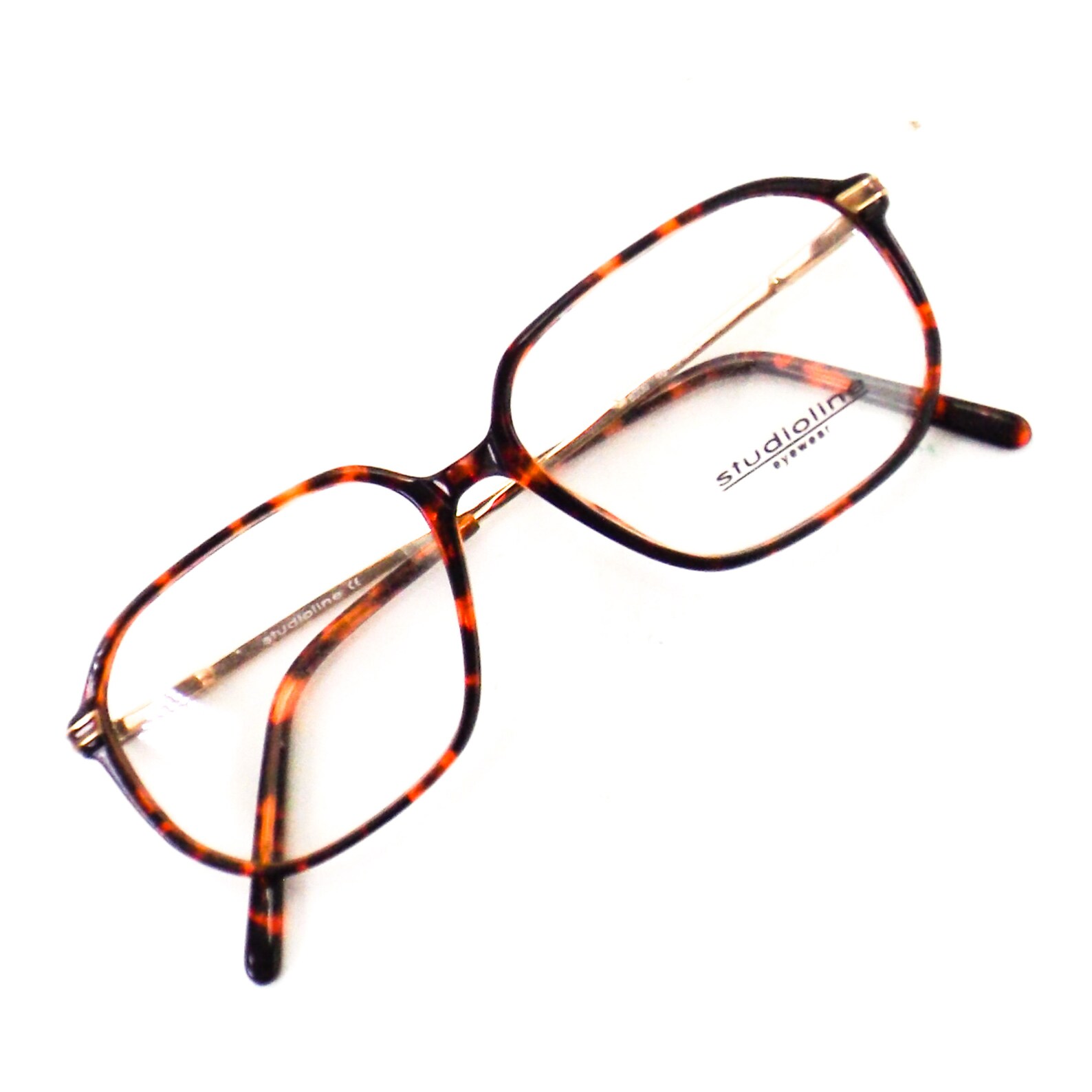 Vintage Eyeglasses Studioline Tortoise Shell Rimmed Eyeglasses - Etsy